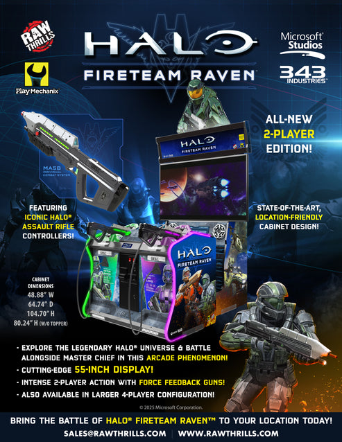 Halo Fireteam Raven 2 Player Tethered Edition – San Diego Amusements